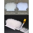 1M 5M 10M 8-10cm Black White Ostrich Feather Trims Ribbon Multicolor ...