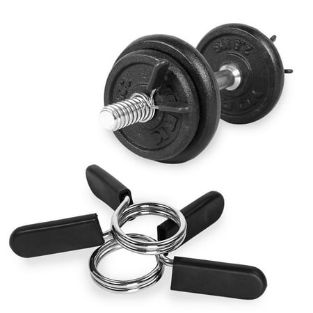 Clairlio 1 Pair Dumbbell Snap Ring Clamp Buckle Accessories | Walmart ...