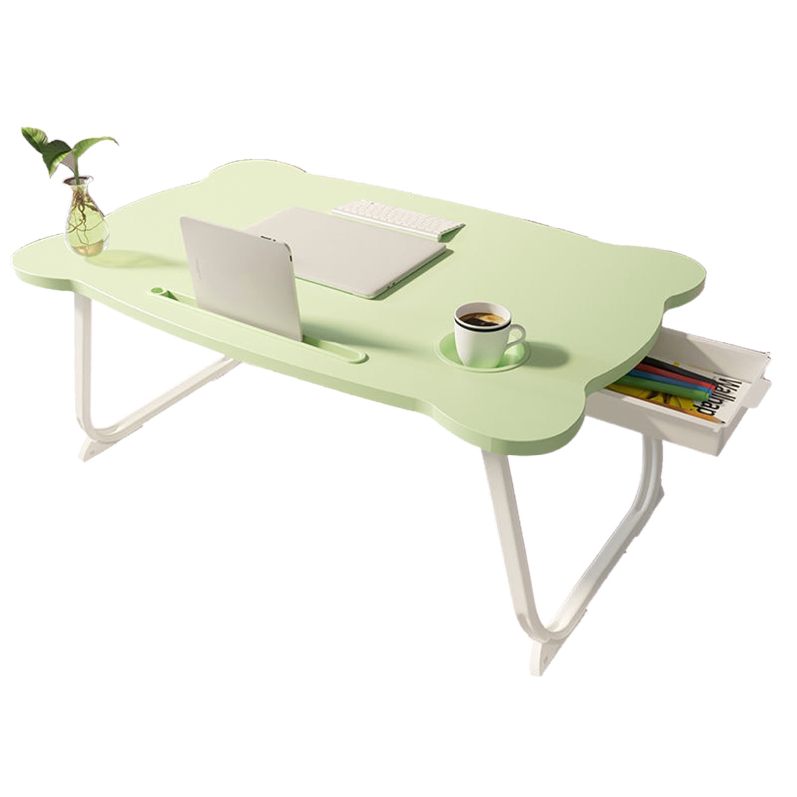 Mesa plegable para cama, mesa plegable para cama, mesa portátil, mesa para portátil, escritorio ...