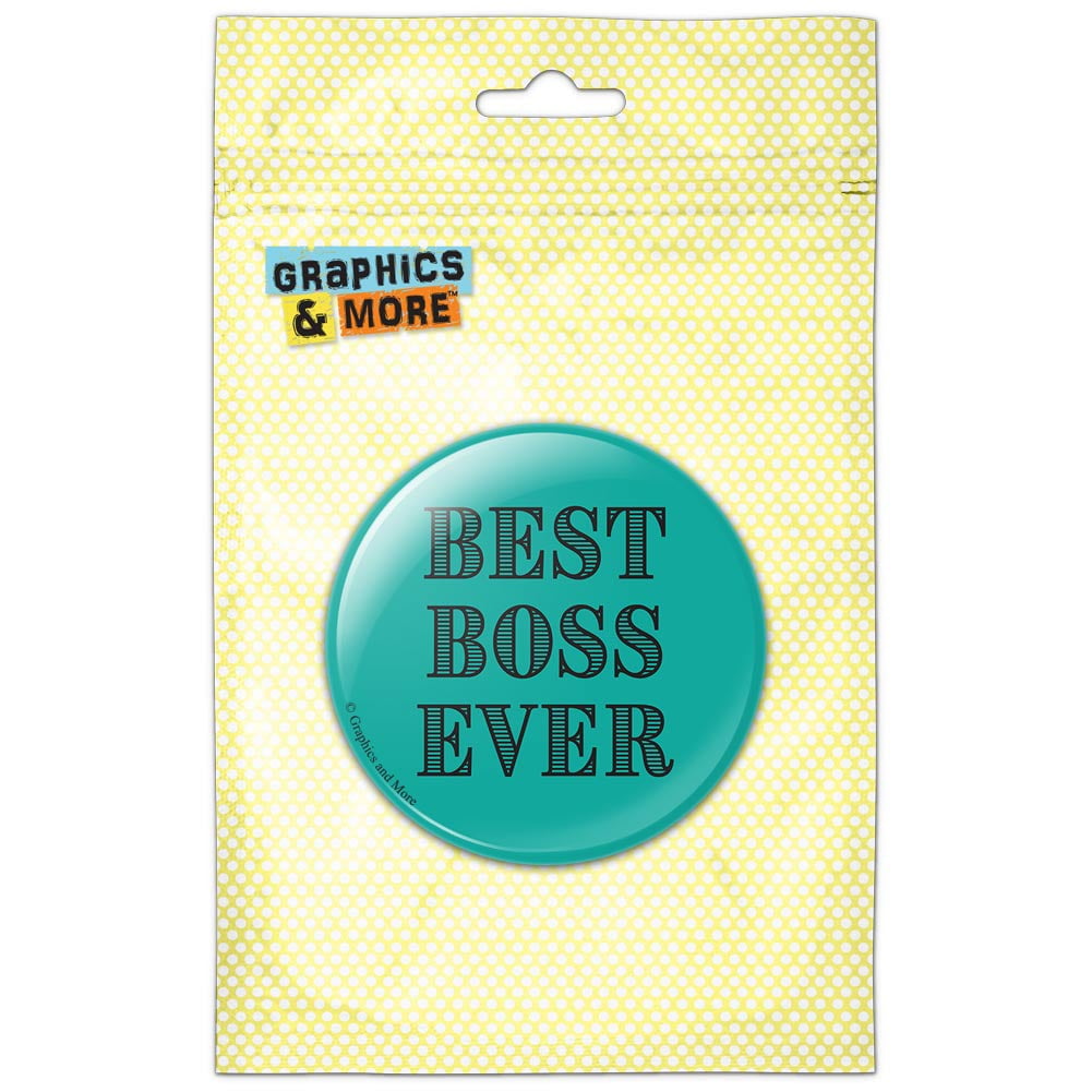 Best Boss Ever Teal Refrigerator Button Magnet - Walmart.com