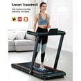 UPGO 2.5HP Under Desk Treadmill, Remote Control, Bluetooth, LED, Home ...