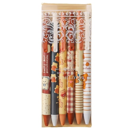 Cartoon Gel Ink Pens Set Cute Writing Pens Pens Stationery Office ...