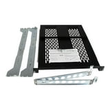 StarTech.com 2U Vented Sliding Server Rack Shelf w/ Cable Management ...