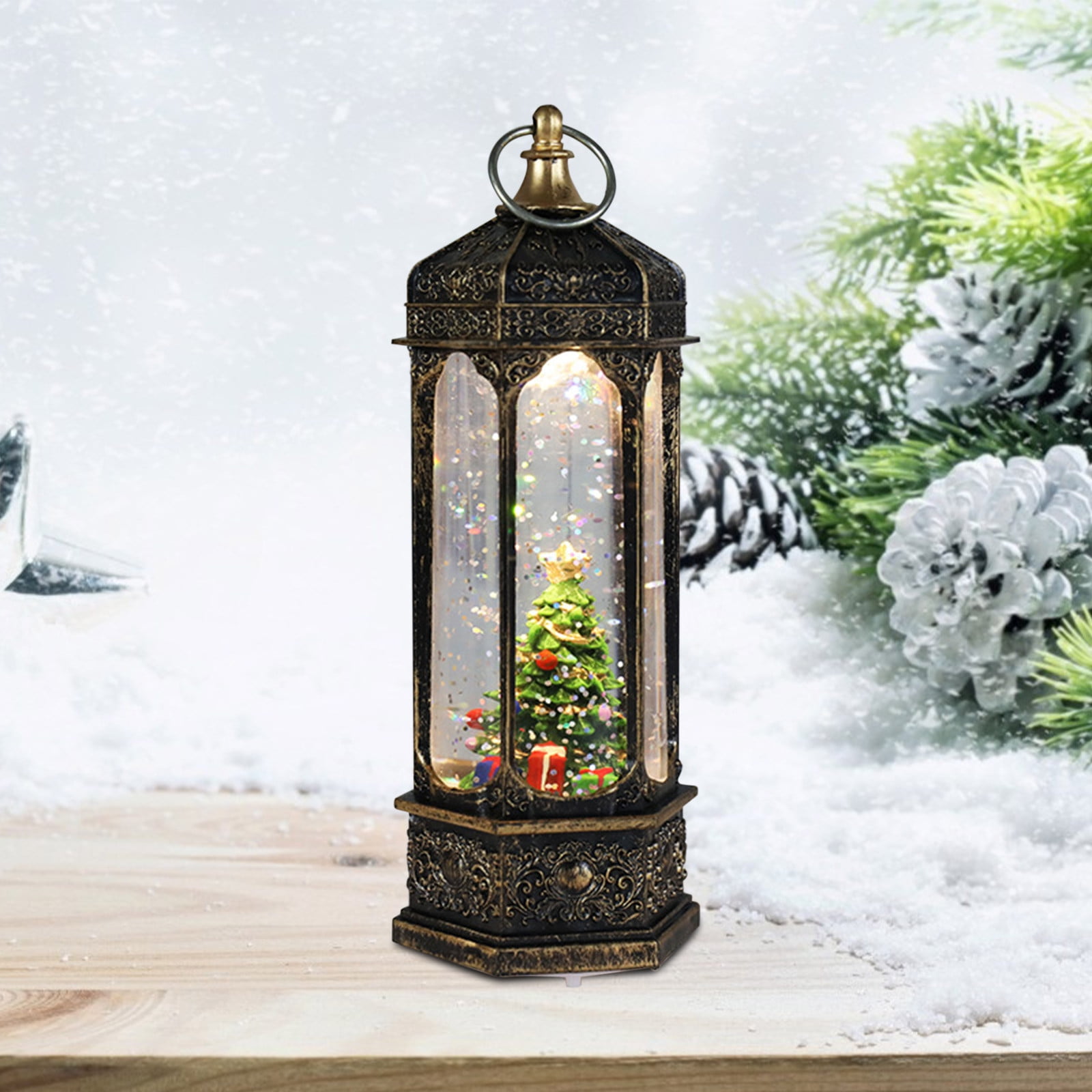Click here for Uheoun Christmas Lantern Candlestick Lamp Night Li... prices
