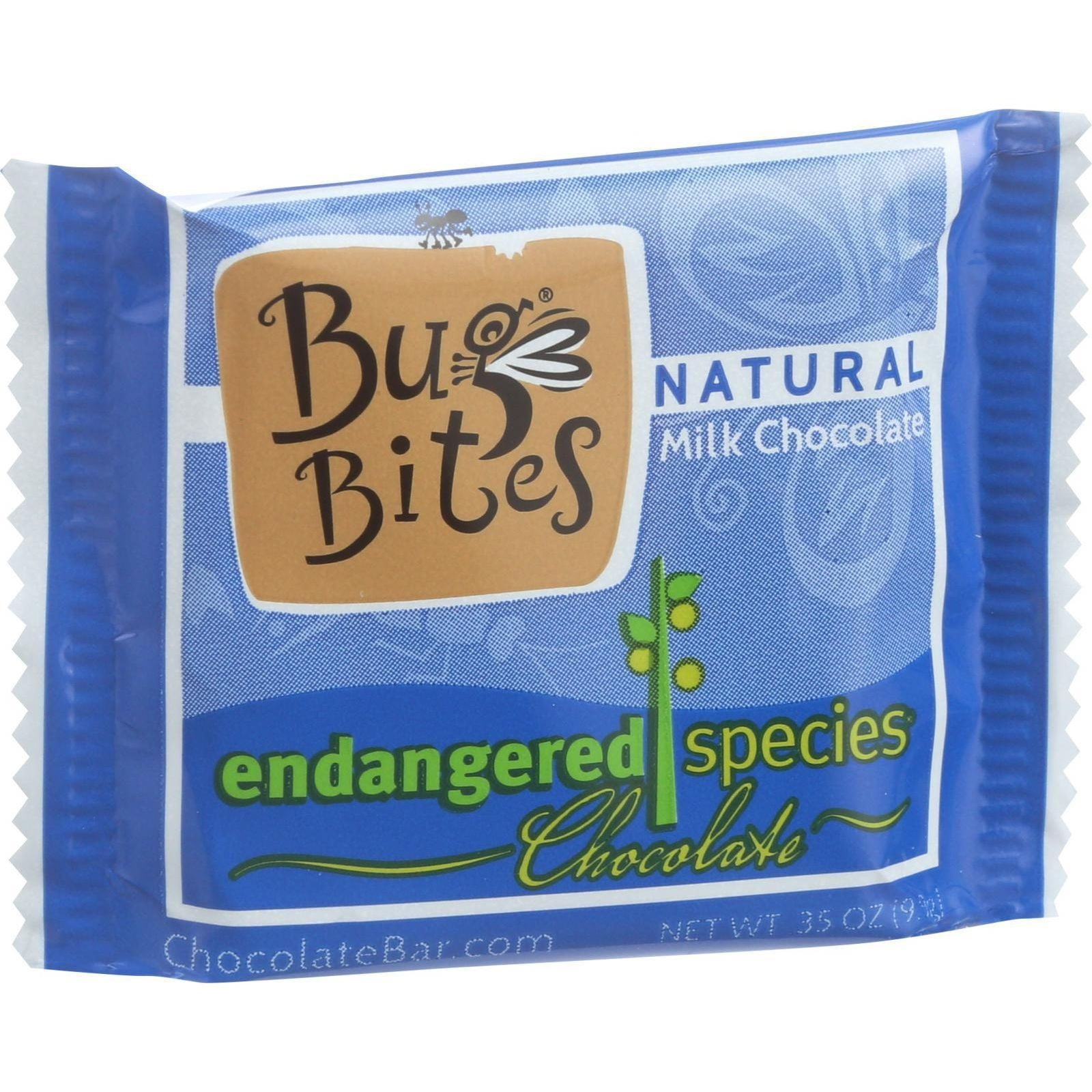 Endangered Species Bug Bites Natural Milk Chocolate, 0.35 Oz - Walmart.com