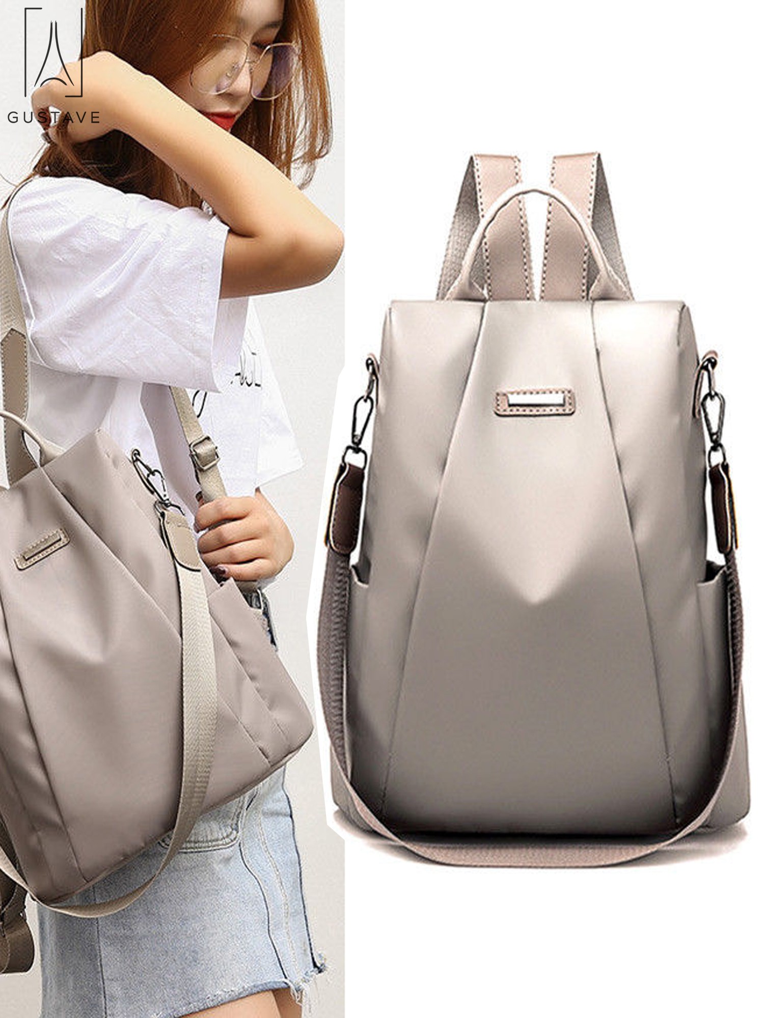 Gustave GustaveDesign Women Backpack Waterproof Oxford Cloth Anti Gustave GustaveDesign Women Backpack Waterproof Oxford Cloth Anti