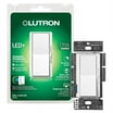 Lutron DVCL-153P-WH-3 White Diva CFL, LED, Halogen, And Incandescent ...