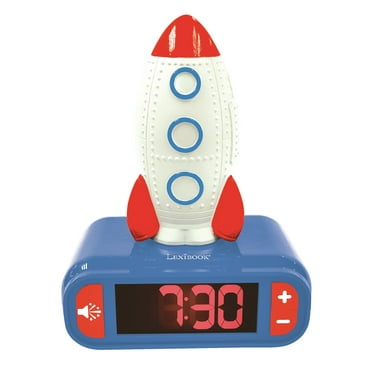 Sharp NASA Space Shuttle LCD Clock with Nightlight, 4 Color Options, 2 ...