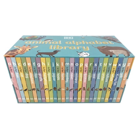 Animal Alphabet Library Illustrated Board Book 26 Piece Set | For Ages ...