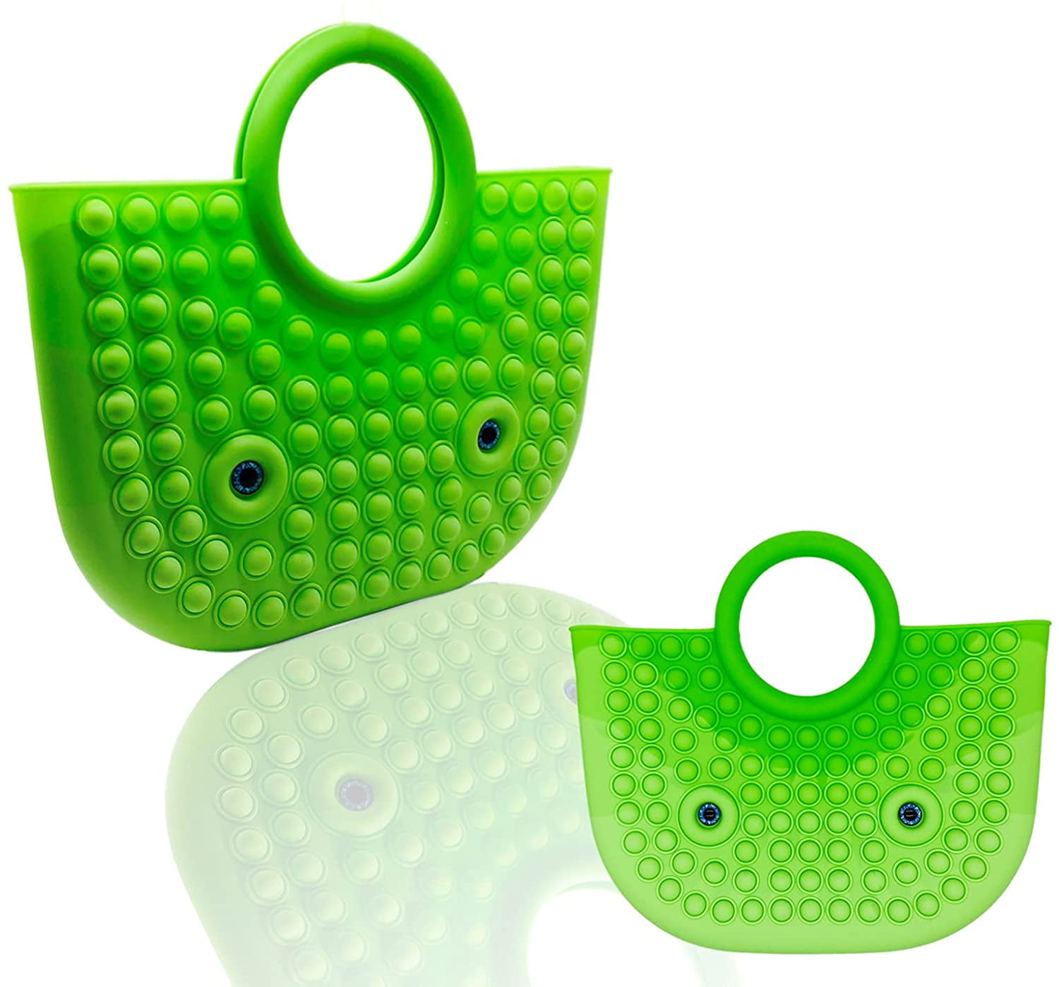 Green Pop It Fidget Tote Shopping Bag For Women's & Girls - Walmart.com