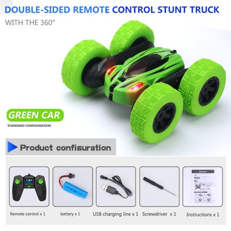 HEIBIN 360° Double Sided RC Car, 2.4GHz RC Car, High Speed 4WD RC Car ...