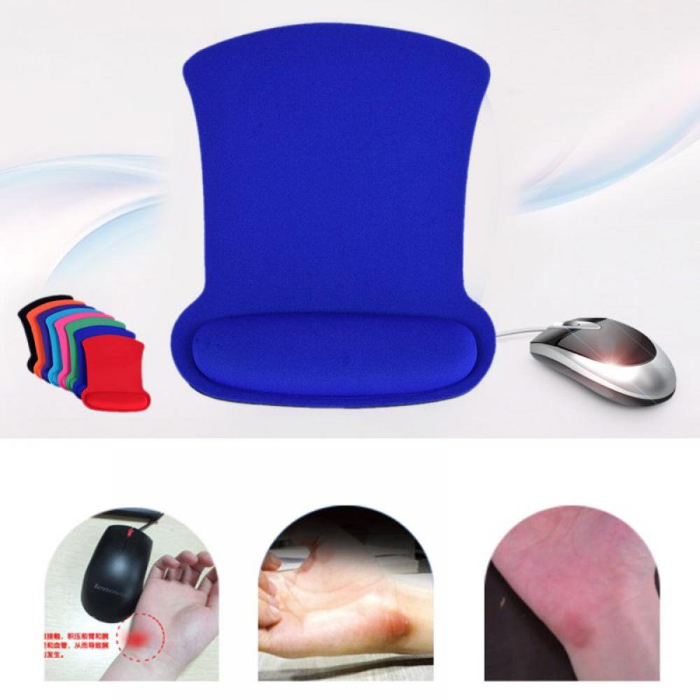 Oelect Mouse Pad with Wrist Rest Nonslip Ergonomic Memory Sponge Pain ...