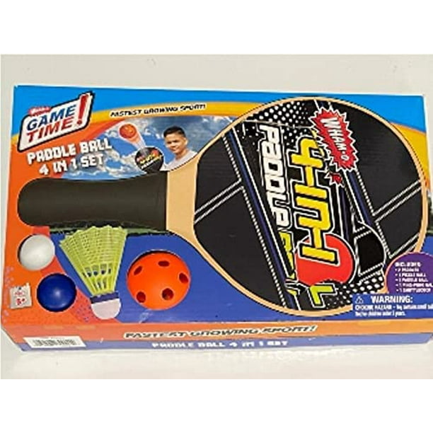 Wham-o Game Time 4-in-1 Paddle Ball Games Set - Walmart.com