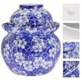 OUNONA Household Sealing Can Ceramic Container Kimchi Jar Kitchen ...