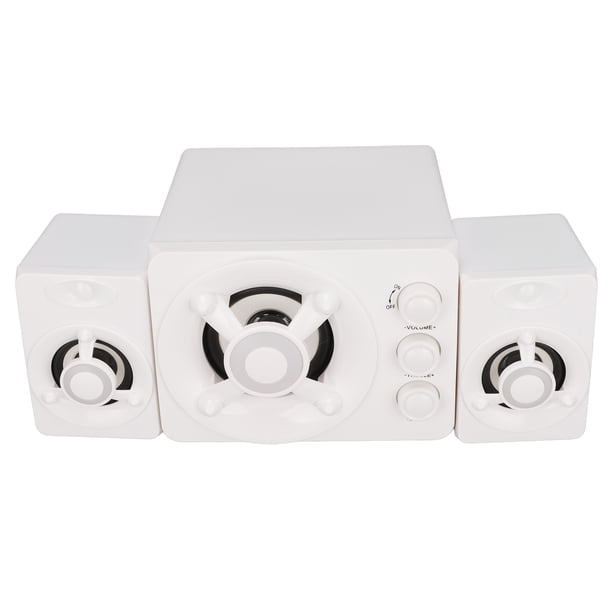 Altavoces subwoofer con cable, altavoz de computadora 2.1 USB PC ...