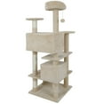 "53"" Multi-Level Cat Tree Stand, Indoor Condo, Activity Tower with ...