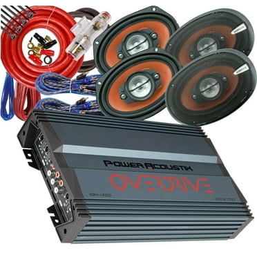 Viking Intercom Paging System with Amplifier and 2 Powered Speaker PA ...