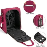 "17"" Under Seat Duffel for Spirit, Frontier, American, Jetblue Airlines (Purple)" - Walmart.com
