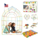 TOWER TUBES Building Toys 510 Piece, Stem Fort Building Kit for Kids 7 ...