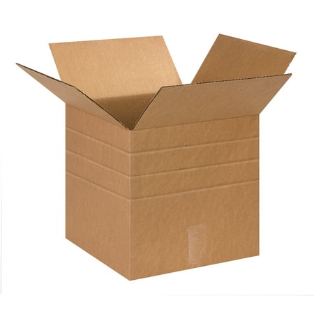 Aviditi MD131012 Multi-Depth Corrugated Cardboard Box 13 1/4" L x 10 1/ ...