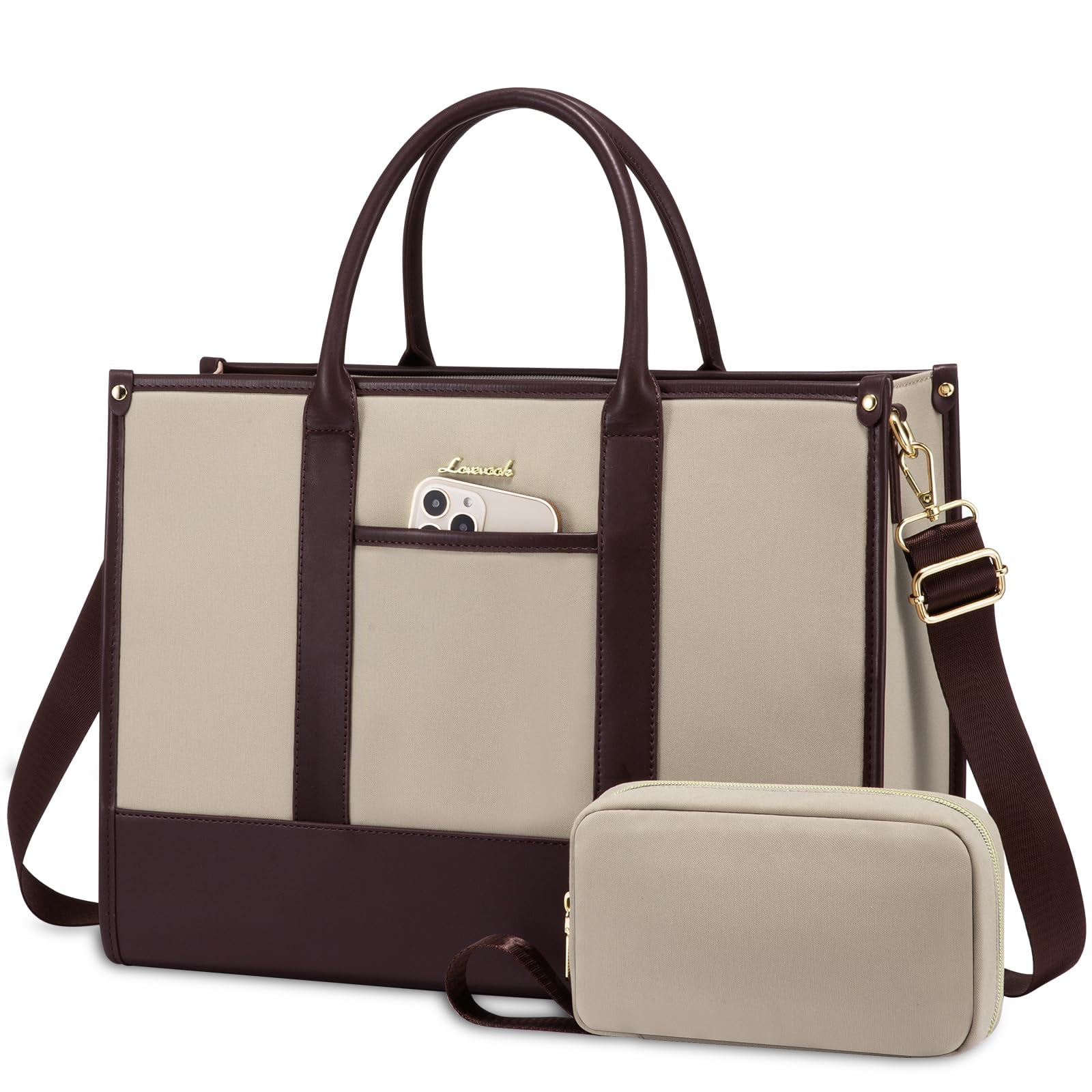 Maletín de trabajo LOVEVOOK para mujer, 15.6 pulgadas, color ...