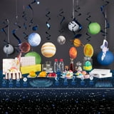 4 Pack Space Tablecloth Starry Night Tablecloth Decorations Set 54” x ...