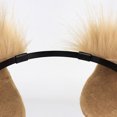 Dog Ears and Tail Set Plush Furry Ears Headband Halloween Party Costume ...