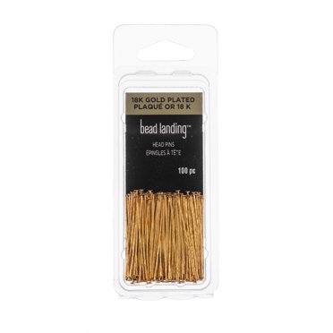 2 12In Bead Pins Brt Silver 4Pcs - Walmart.com