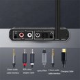 DAC Digital To Analog Audio Converter 3.5MM AUX Coaxial Optical Fiber ...