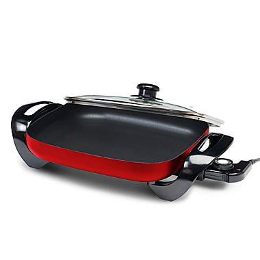 Gourmet 15-inch Non Stick Extra Large Electric Skillet - Walmart.com