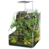 Penn-Plax Aquaterrium Tank - Hydroponic Glass Aquarium for Live Plants ...