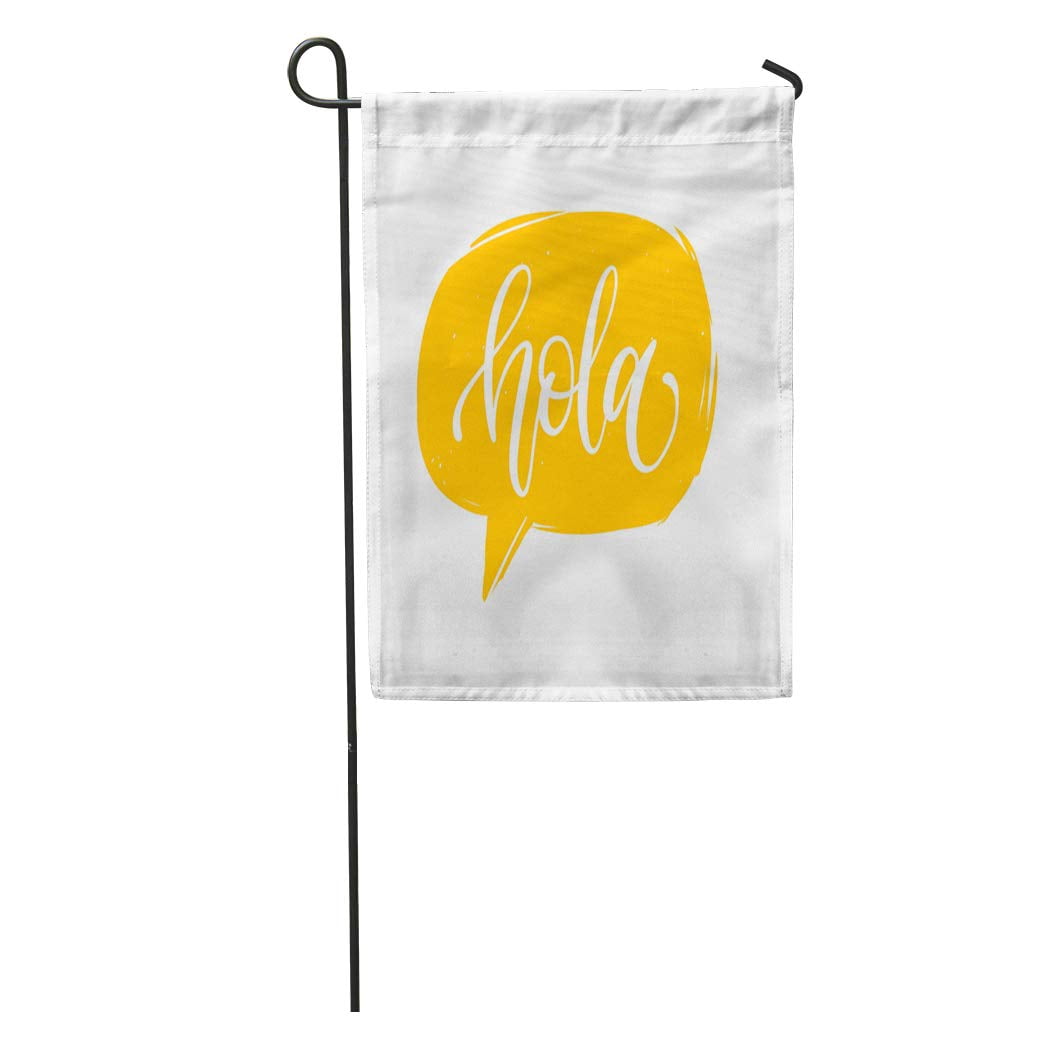 NUDECOR Hola Spanish Translation of Hello Phrase Hand Lettering in ...