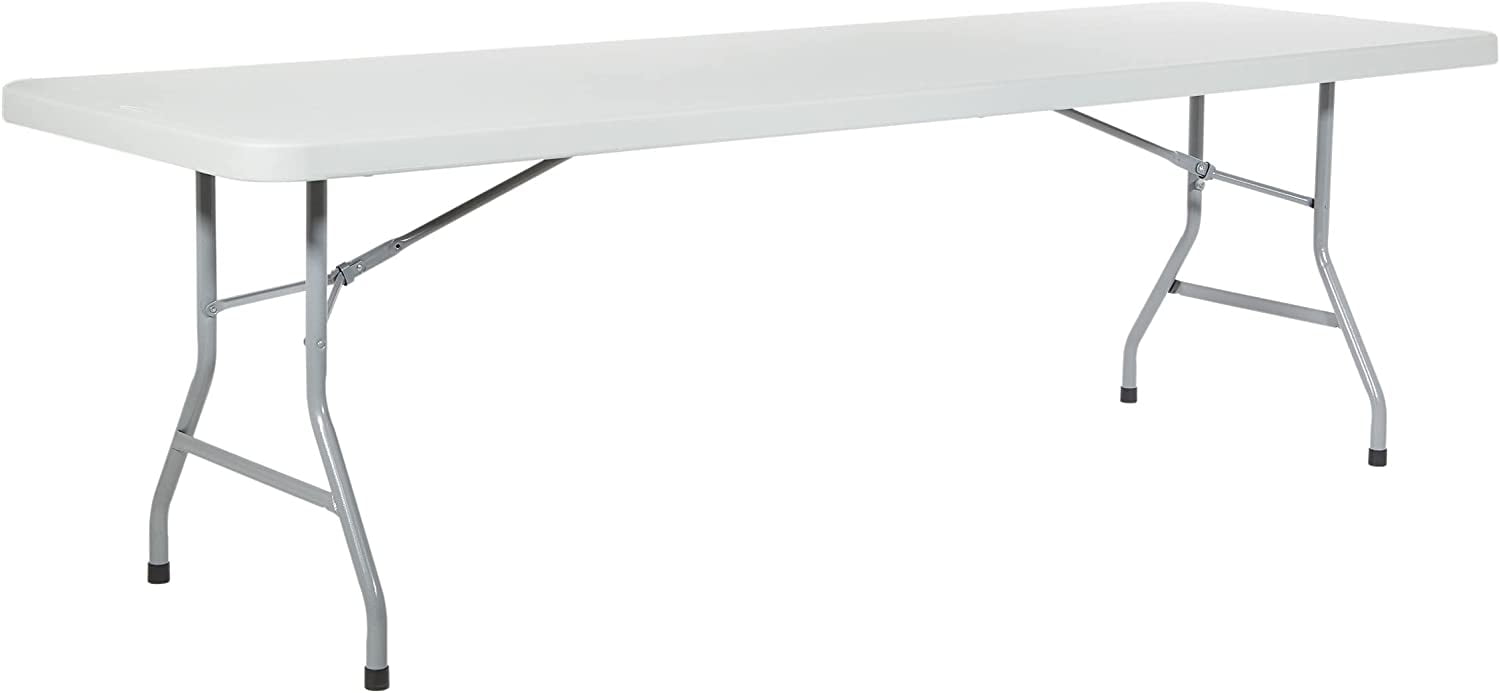 GIVIMO 8ft Long Folding Party Table for Office, Beach, Picnic, Garden ...