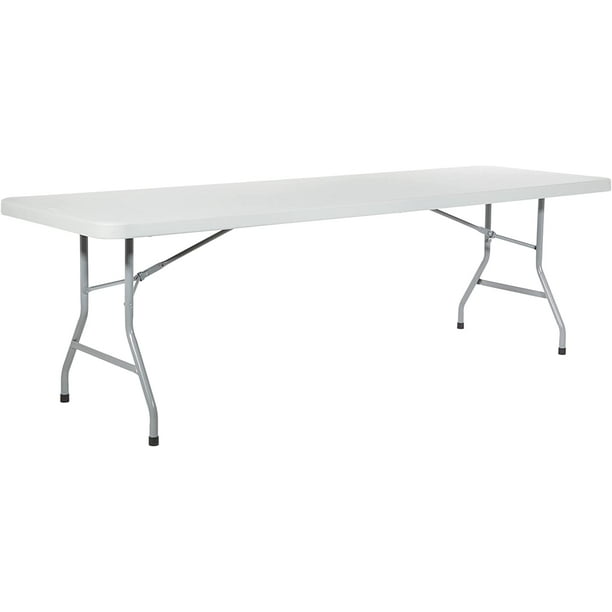 GIVIMO 8ft Long Folding Party Table for Office, Beach, Picnic, Garden ...