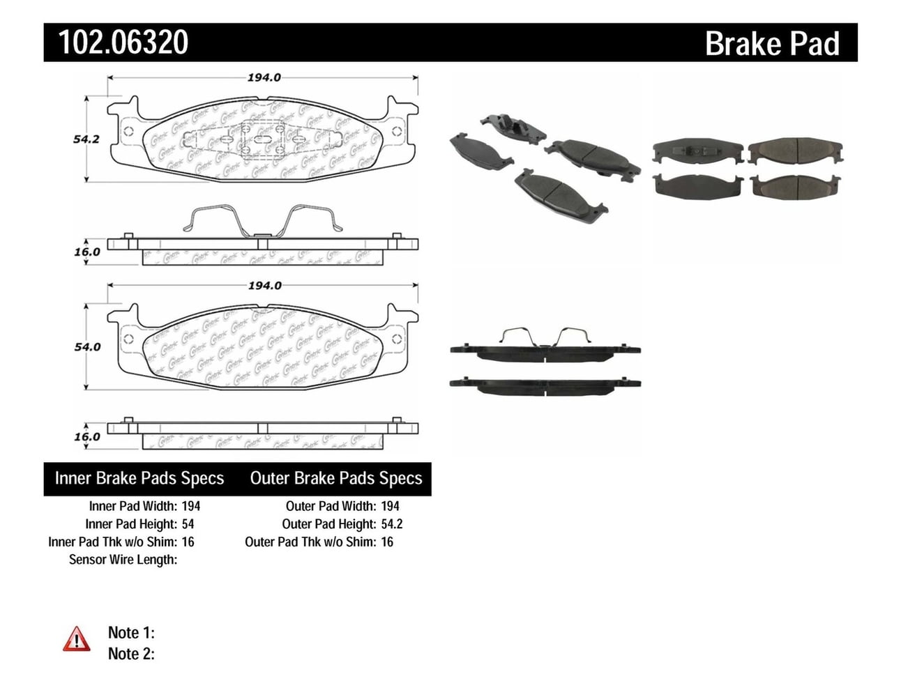 Disc Brake Pad Set - Walmart.com