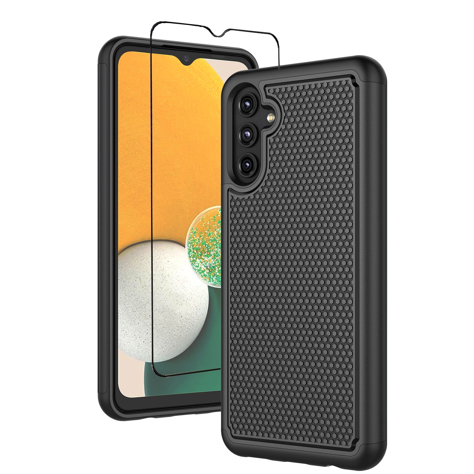 Galaxy A13 5G Case ,Njjex Samsung Galaxy A13 5G Case with Tempered ...