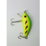 Wildlife Lures 2" inch Wobbler Hard Fishing Lure Bait (Red Eye Tiger ...