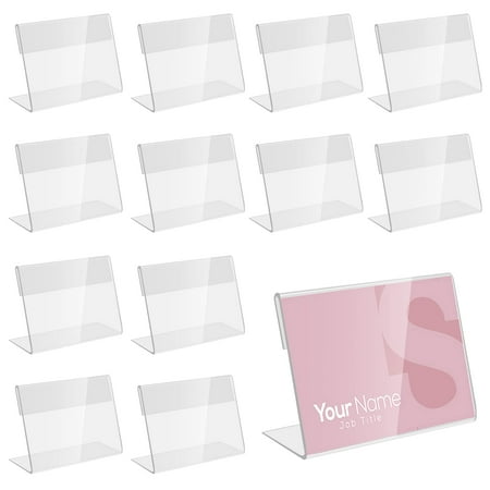 30 Pcs Price Tag Card Holder Clear Acrylic Business Card Holder Price ...