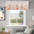 Boho Sun Arch Orange Stripe Valances for Windows Abstract Lines Modern ...