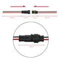 E-TING 18 AWG Waterproof Wiring Connectors, PA66 Nylon, 10cm Length ...