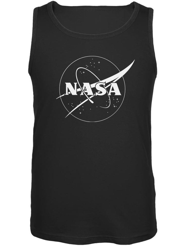 NASA Outline Logo Black Adult Tank Top - Walmart.com