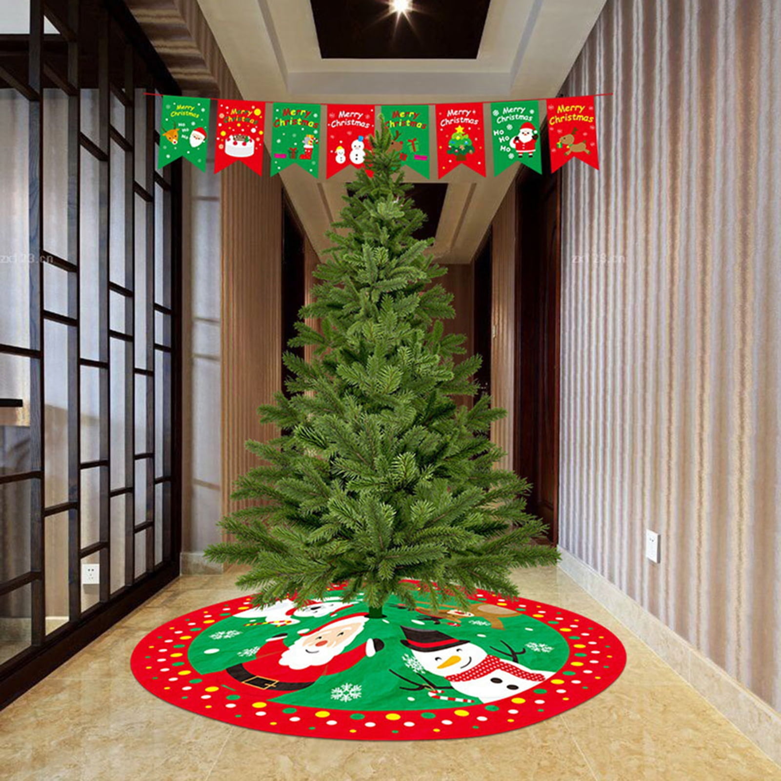 Jiaroswwei Tree Clothes Durable Practical Soft White Christmas Tree ...