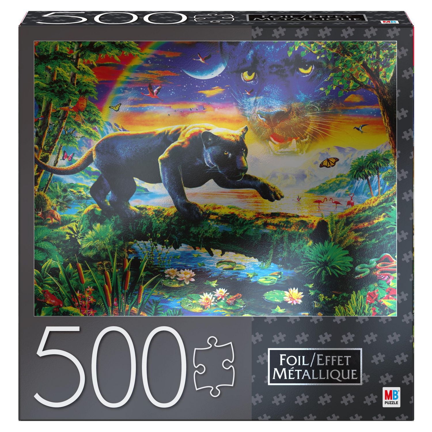 500-Piece Jigsaw Puzzle with Foil Accents, Panther Twilight - Walmart.ca