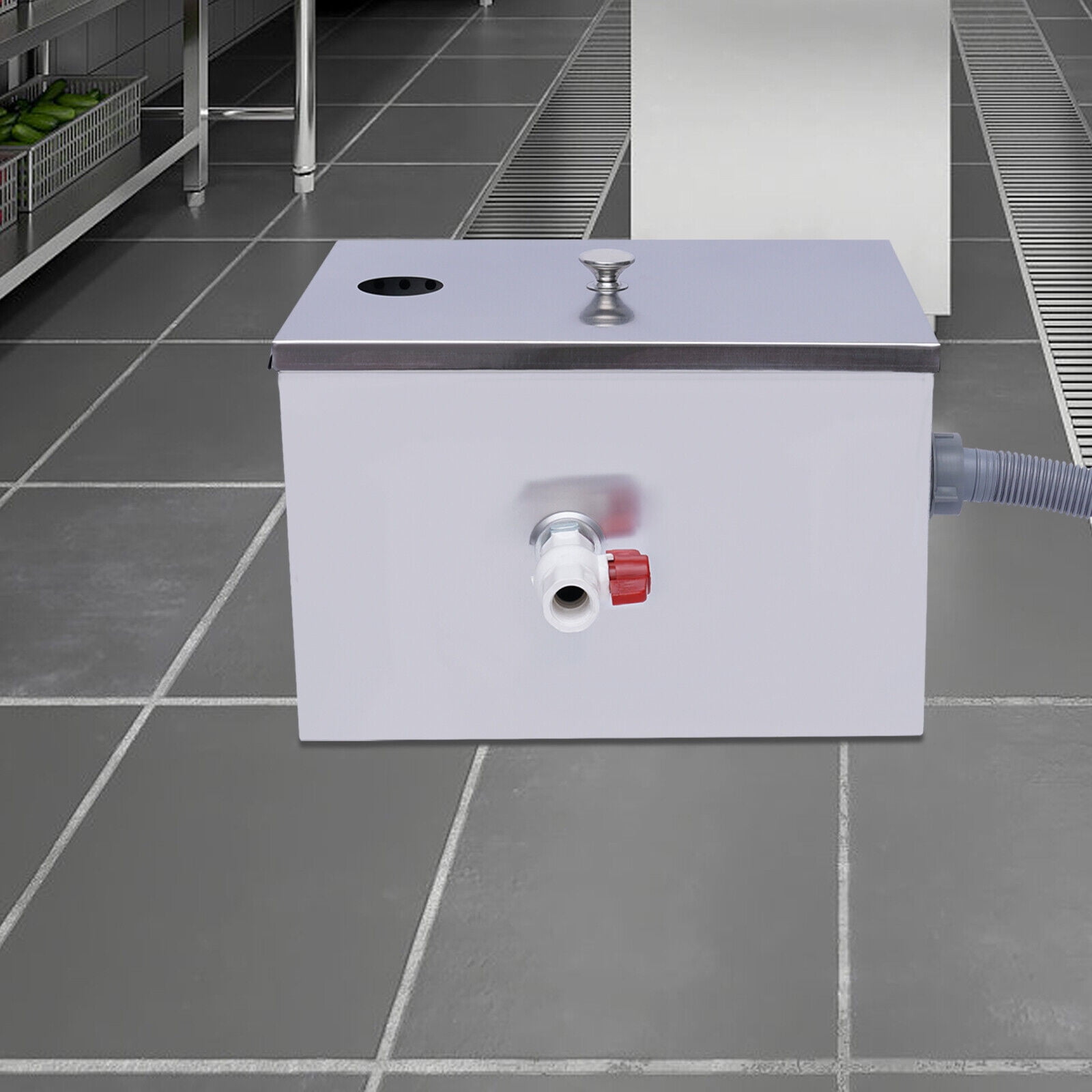 Commercial Kitchen Grease Trap Interceptor Stainless Steel Oil Water ...