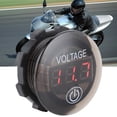 BIMZUC Universal LED DC Digital Voltmeter Voltage Meter Car Battery ...