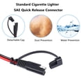 Cigarette Lighter SAE Battery Charger Cable with Switch,12V 15A ...