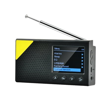 Onever Portable Rechargeable Digital Radio Dab/Dab+ And Fm Lightweight ...
