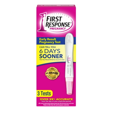 First Response Early Result Pregnancy Test, 3 Pack (Packaging & Test ...
