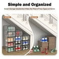 Extra Large Shoe Storage Box, 24-Pk Stackable Rack, Organizer with ...