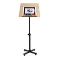 Lectern Podium Stand, Height Adjustable Laptop Table, Portable ...